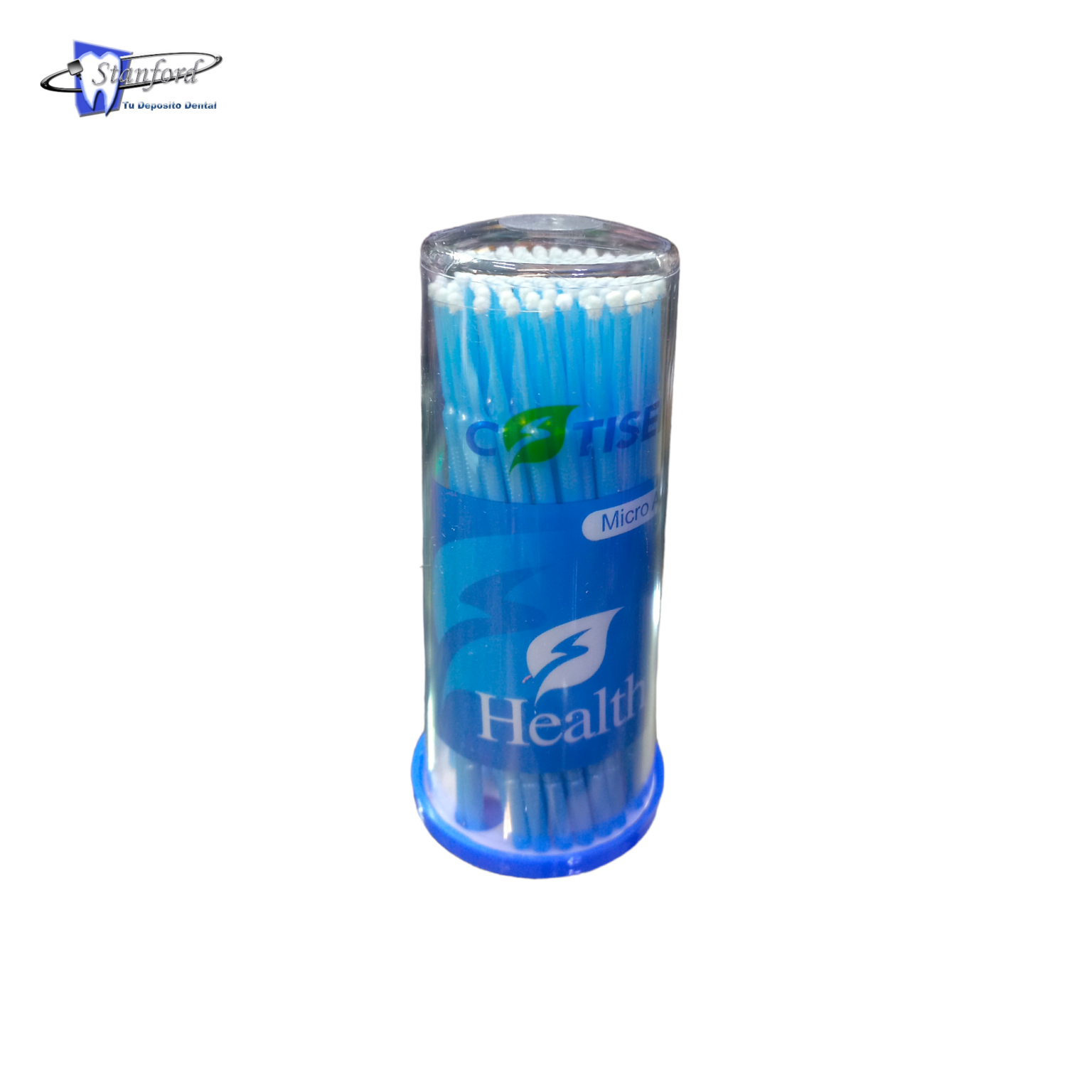 Microbrush 100 Pzs Color Azul - Cotisen - stanfordtudepositodental.com.mx
