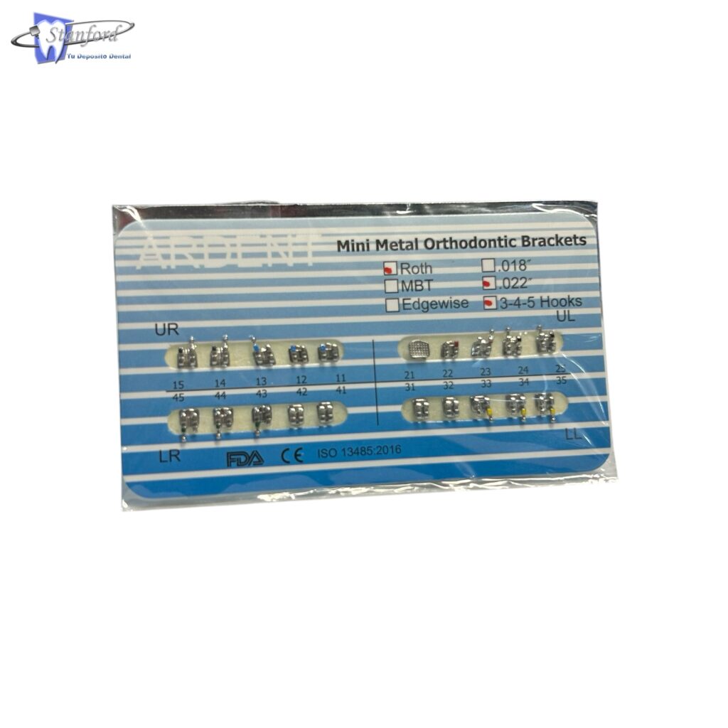 Bracket Mbt .022 Standar C/G 3-4-5 Ardent - stanfordtudepositodental.com.mx